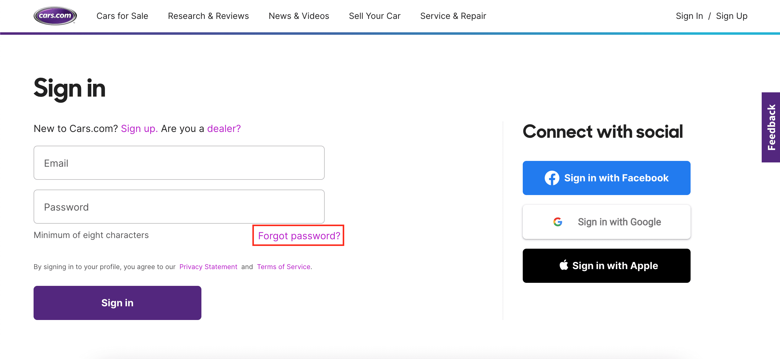 How to Change Cars.com Password | Complete Guide by Passwarden