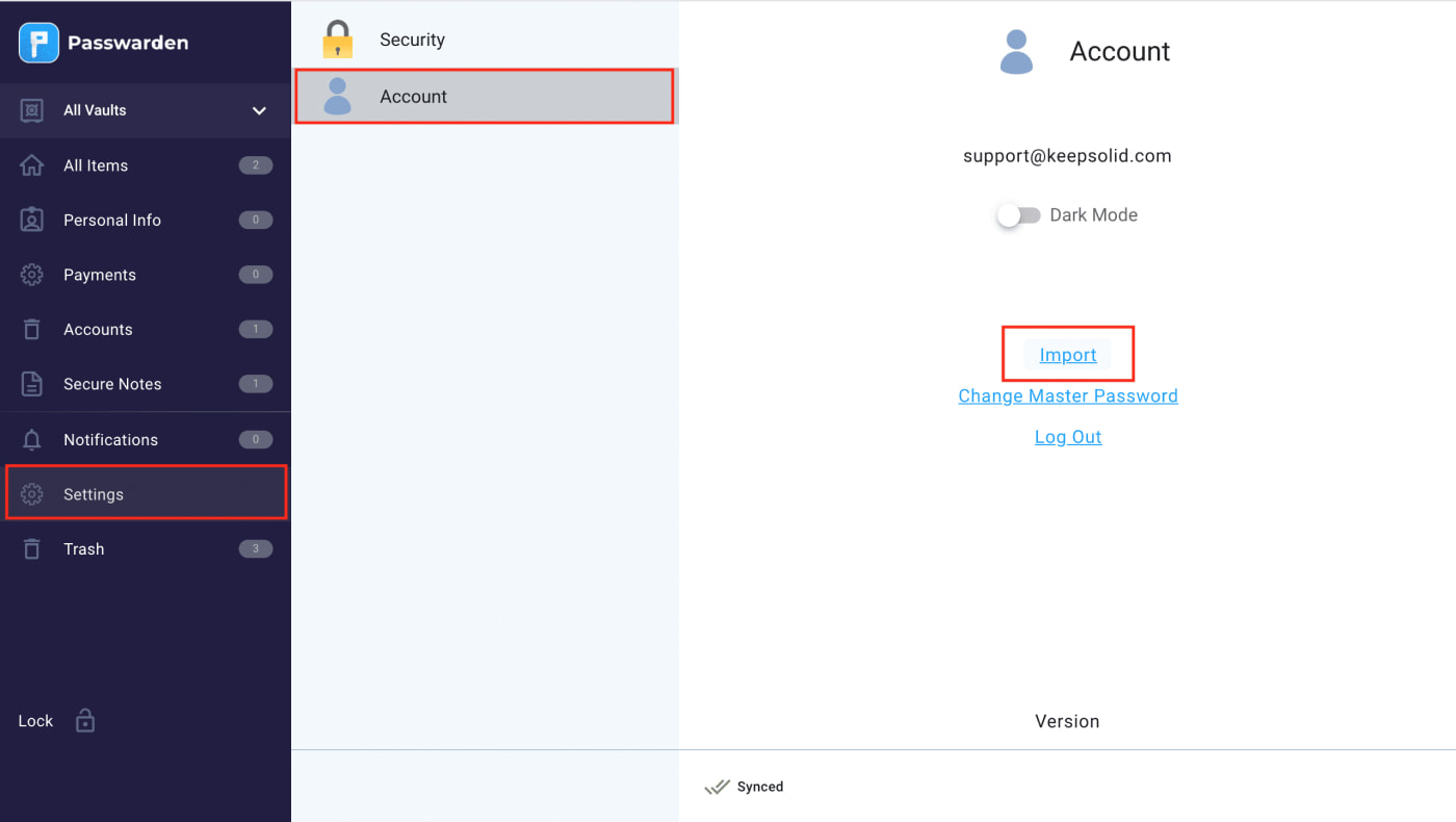 How to Import Converted JSON Files into Passwarden