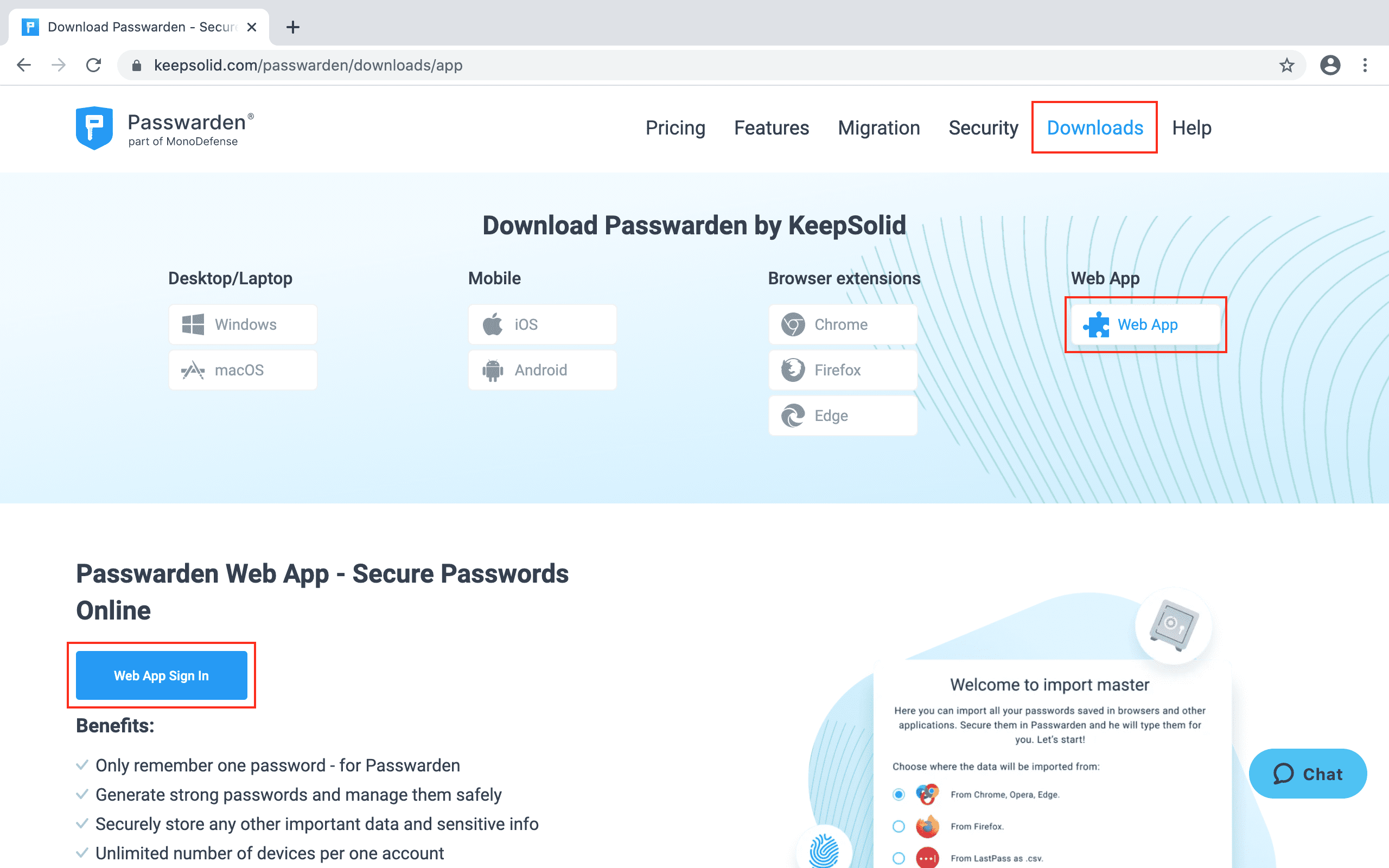 How to Get Started with Passwarden Web App | Online Password Manager