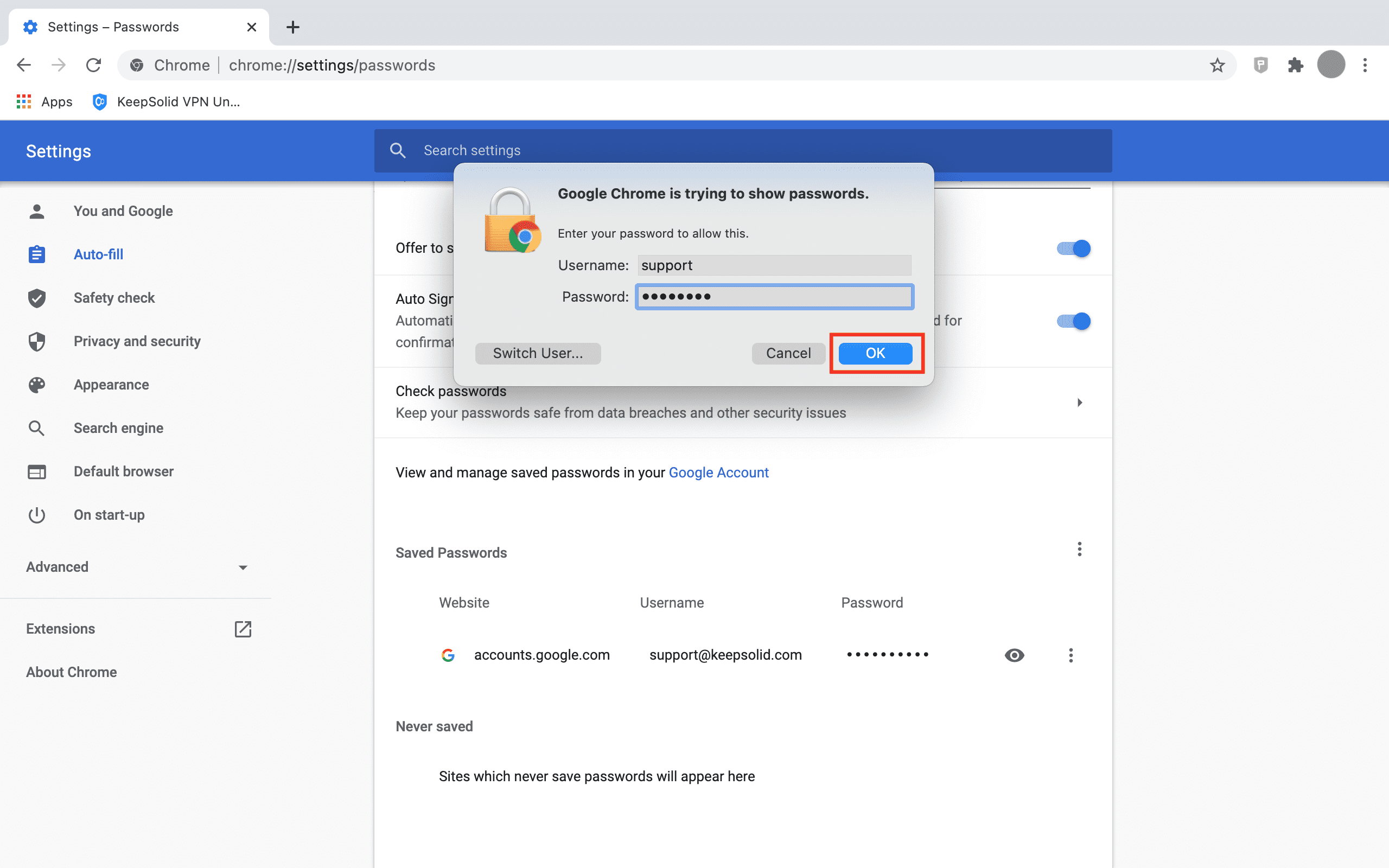 How To Find Saved Passwords On Chrome Passwarden By Keepsolid